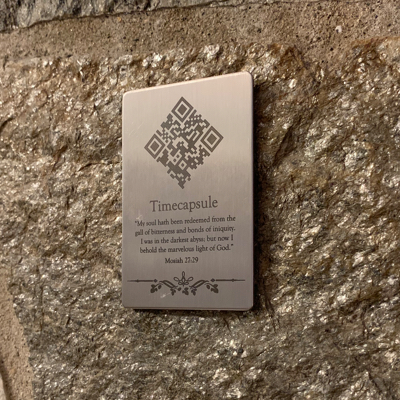 Medium Steel Plaque – Timecapsule